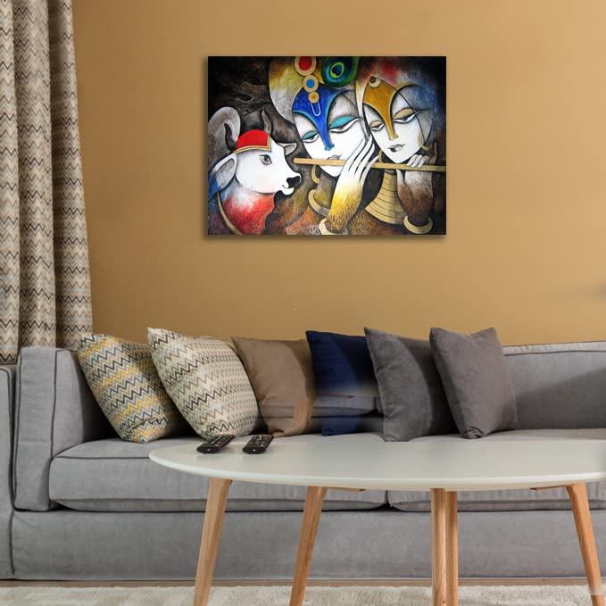 Gangey Canvas Print Wall Art for living room Wall Decor Frame 3D Canvas ...