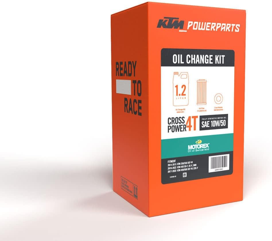 Amazon.com: KTM/Motorex Oil Change Kit 10W/50 (1.2L) 3-pack : Automotive