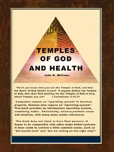 Temples of God And Health: Williams, John M.: 9781598722864: Amazon.com ...