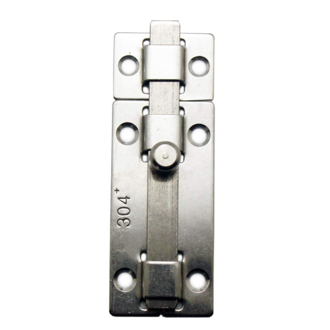 Buy Ktdzone Door Security Slide Latch Lock, 4 inch Barrel Bolt with ...