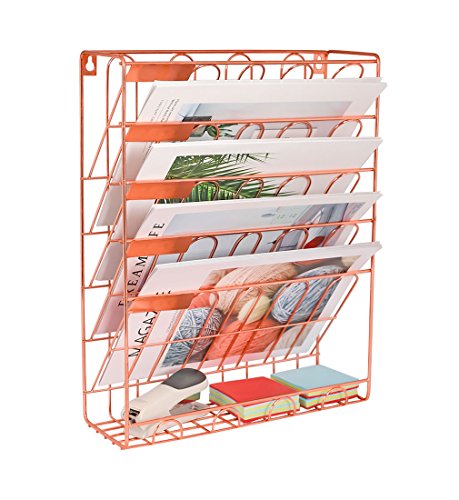 New Superbpag Hanging File Organizer, 6 Tier Wall Mount Document Letter ...