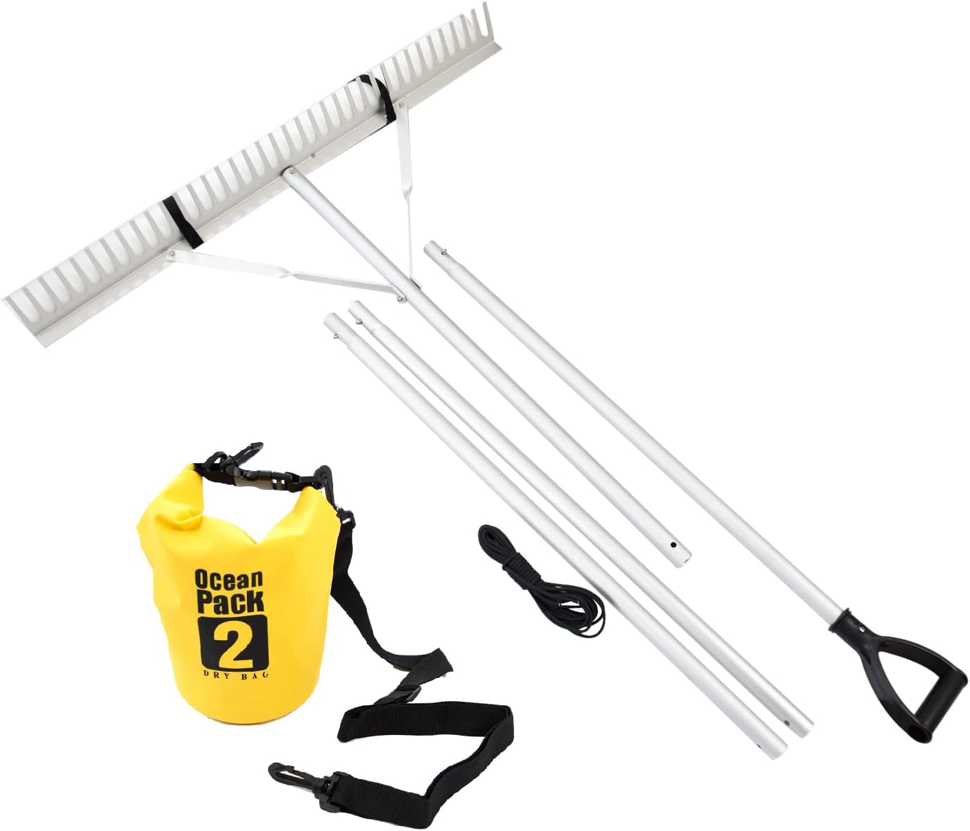 Amazon.com : NAROTELLO Lake Weed Rake - Complete with Float Lake Rake ...