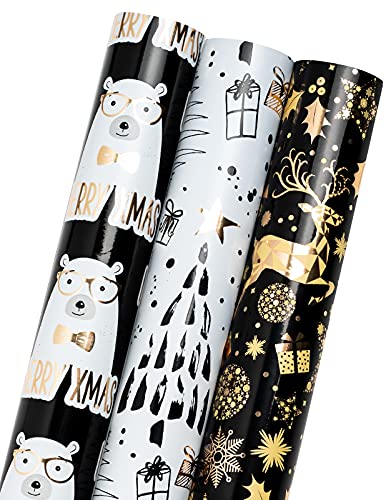 Snapklik.com : MAYPLUSS Christmas Wrapping Paper Roll - Mini Roll - 17 ...