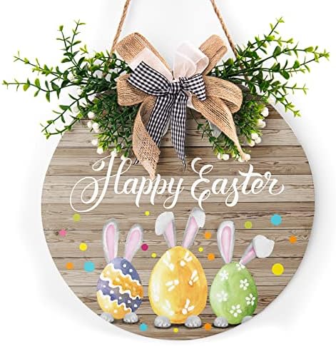 Amazon.com : Spring Easter Welcome Sign Set of 2 for Front Door Wall ...