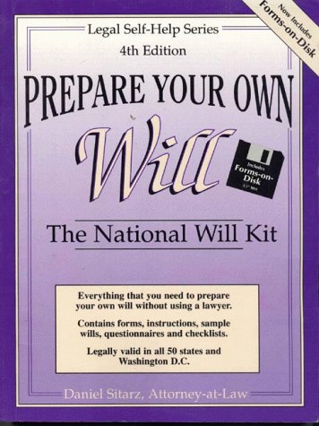 Prepare Your Own Will (book and disk): The National Will Kit with Forms ...