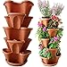 Amazon.com : Nature's Distributing Stacking Planters - Strawberry, Herb ...