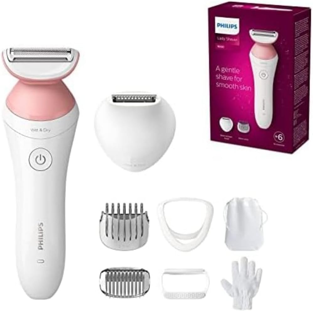 Philips Lady Shaver Series 6000 BRL146/00 Cordless Shaver with Wet and ...