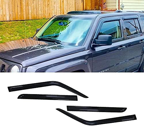 Amazon.com: Tape on Window Visors Compatible with 2007-2018 Jeep ...