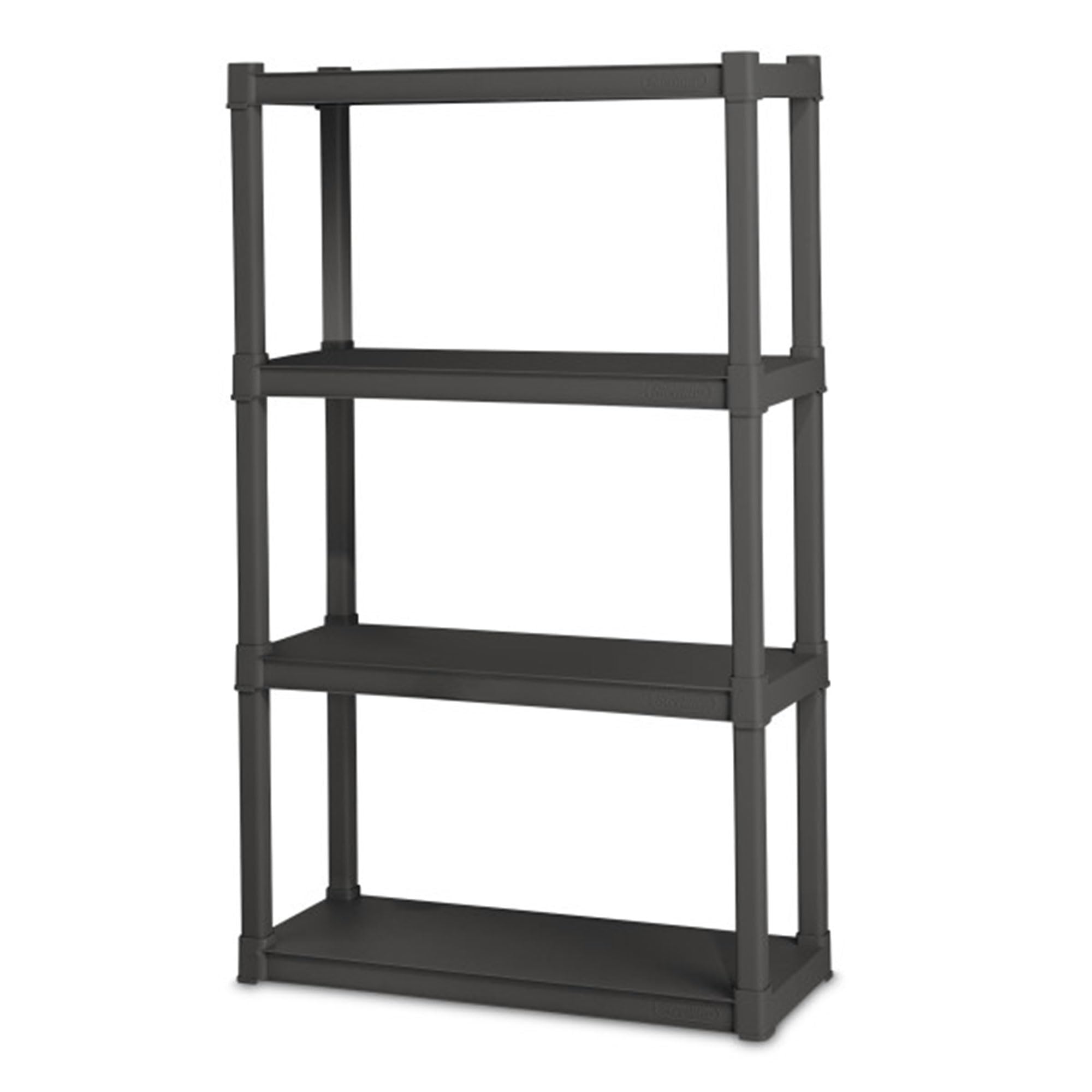 Amazon.com: Sterilite 4 Shelf Unit, Easy to Assemble Plastic Storage ...