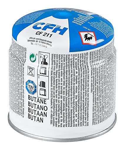 CFH Butane Pressure Gas Cartridge 190 G : Amazon.co.uk: Automotive