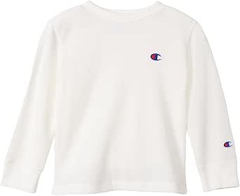 Amazon | [チャンピオン] ロングTシャツ キッズ 長袖 丸首 Cotton USA ワンポイントロゴ ロングスリーブTシャツ ベーシック CK-Y405 | Tシャツ・カットソー 通販