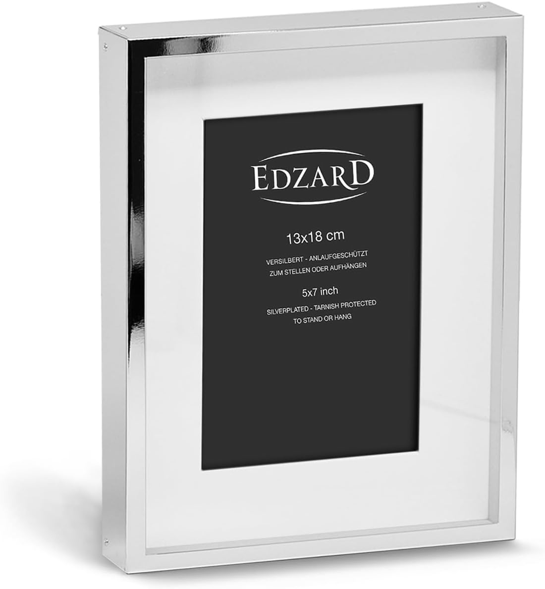 Edzard Photo Frame Fano, 5x7 inch (13x18 cm), Silver Plated Picture ...