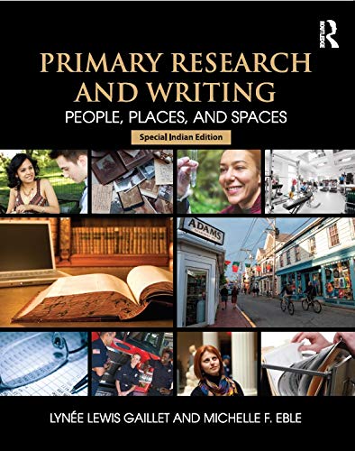 PRIMARY RESEARCH AND WRITING: PEOPLE, PLACES, AND SPACES: LYNEE LEWIS ...