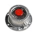 STEMCO 343-4009 REPLACEMENT 6 HOLE ALUMINUM HUB CAP WITH SIDE PIPE PLUG ...