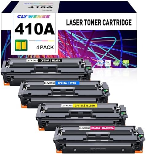 Amazon.com: CLYWENSS Compatible 410A Toner Replacement for HP 410A ...