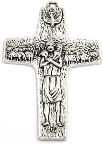 Amazon.com: RosaryMart The Official Pope Francis Pectoral Cross - 4 ...