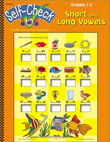 Short and Long Vowels (Self-check): Tiernon, Carol: 9780764703454 ...