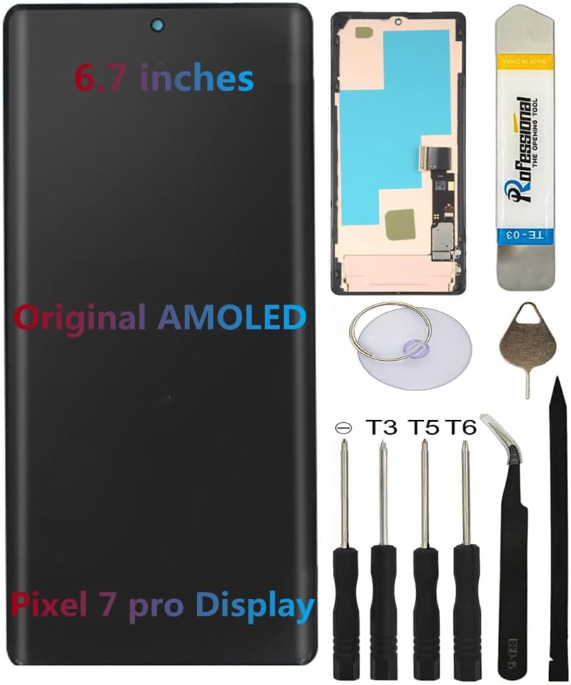 Amazon.com: 6.7" Original for Google Pixel 7 Pro Display Touch Screen ...