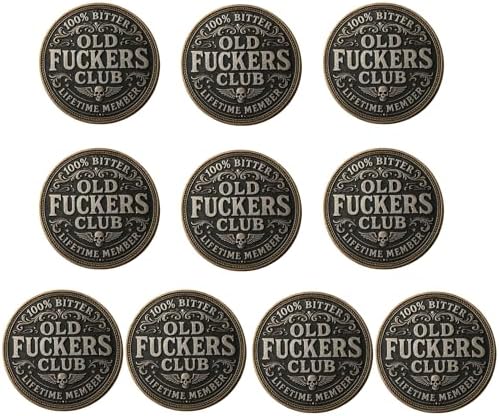 Amazon.com: Old F*Ckers Club Coin, 1.77" Metal Funny Challenge Coin ...