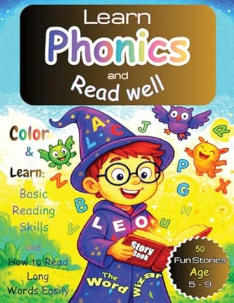Learn Phonics and Read Well: Color and Learn basic reading skills and ...