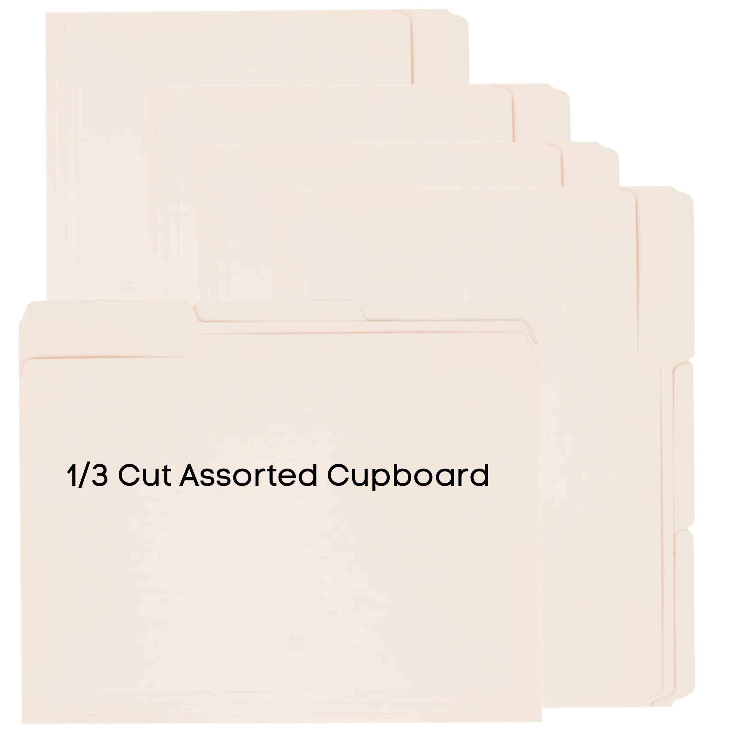 Snapklik.com : Legal Manila Folders 85x14, 1/3 Cut Manila File Folders ...