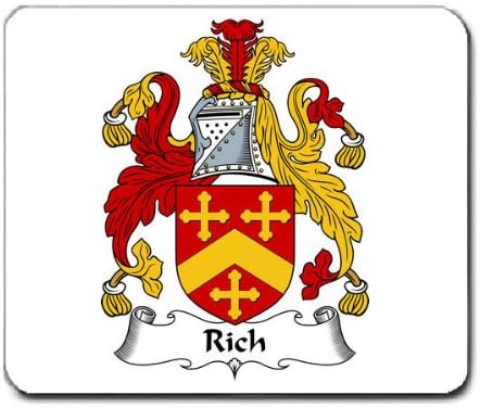 Amazon.com: Rich Family Crest Coat of Arms Mouse Pad : Office Products