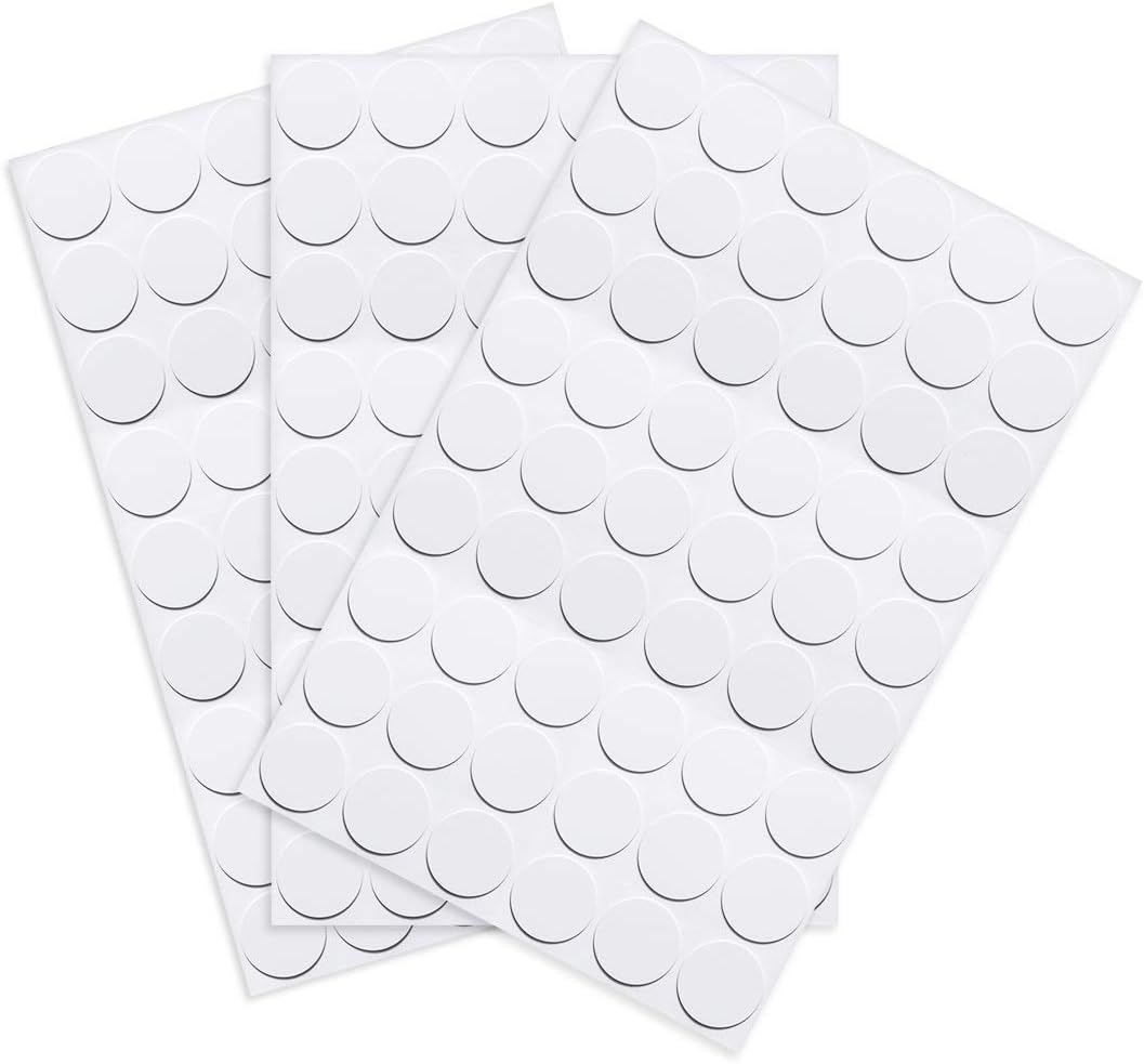 Amazon.com: 6Sheet /440Pcs PVC Self-Adhesive Screw Hole Stickers for ...