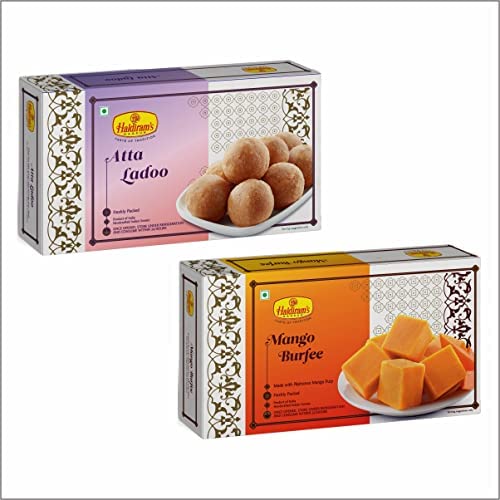Haldiram's Nagpur Atta Laddo with Mango Burfee(Pack of 2-250 gm Each ...