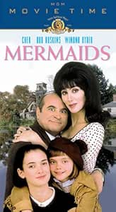 Amazon.com: Mermaids [VHS] : Cher, Bob Hoskins, Winona Ryder, Michael Schoeffling, Christina ...