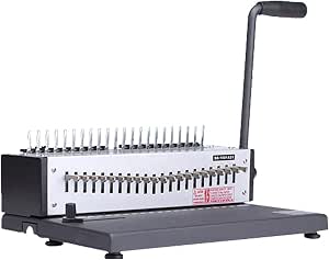 Amazon.co.jp: Binding Hinges Manual Comb Binder 21 Holes 200 Sheets ...