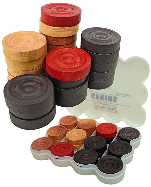 Buy RE 24 Carrom Coins,(Carrom goti) with 1 Striker Carrom Board Game ...