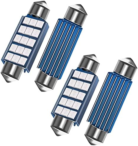 Amazon.com: neynavy 4 PCS 578 LED Bulbs Extremely Bright 1.59inch 6500K ...