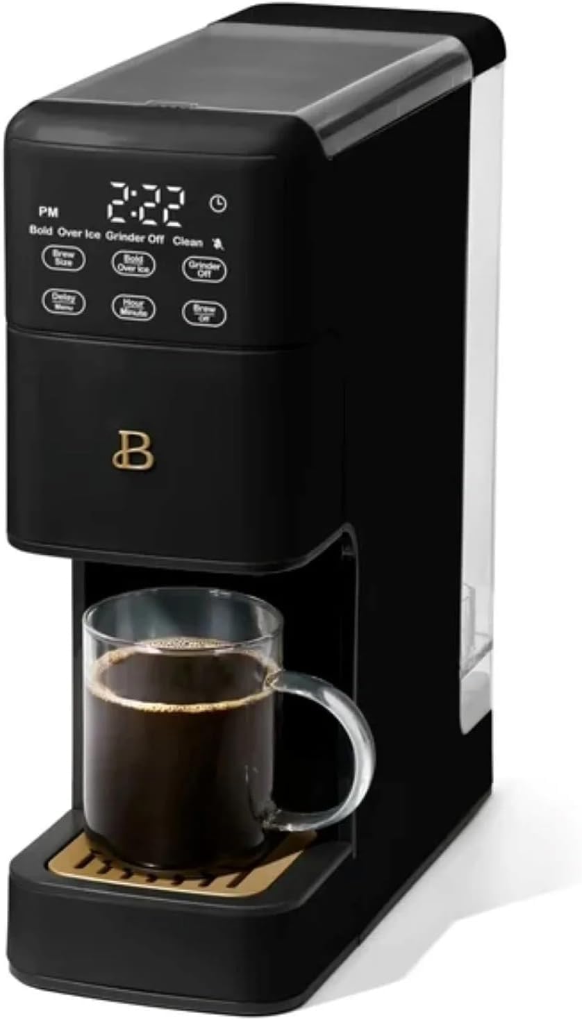 Amazon.com: Beautifull Perfect Grind Programmable Single Serve Coffee Maker with Touch Display ...