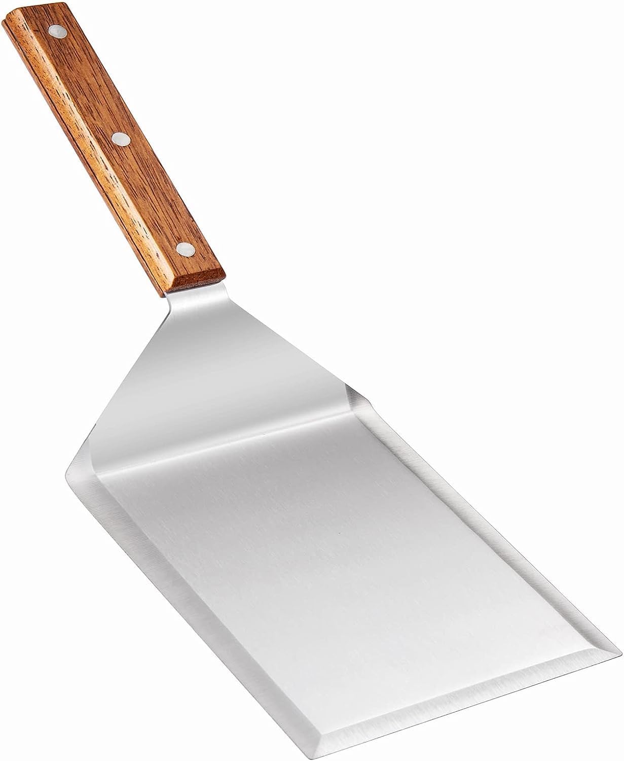 Mallez Oversized Stainless Steel Griddle Grill Spatula, 6 x 5 Heavy ...
