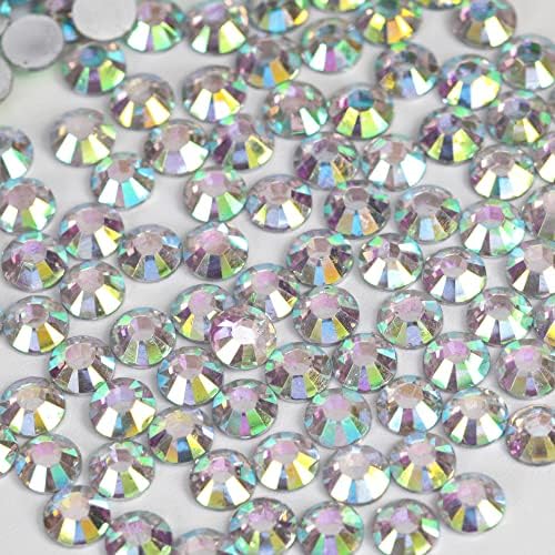 720pcs Crystal Diamond Rhinestones Flat Back Round Rhinestones Crystals ...