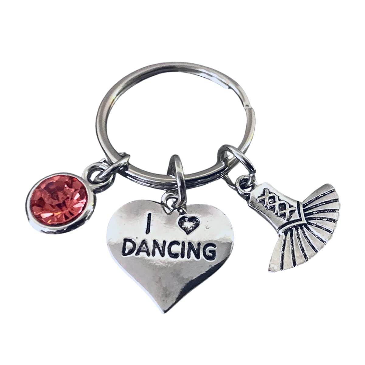Amazon.com: Personalized Dance Keychain - Girls Dance Jewelry - Love ...
