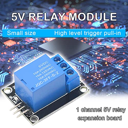 DAOKAI 5Pcs One Channel Relay Module KY-019 5V Relay Expansion Board ...