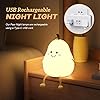 Amazon.com: Emcgicc 7 Colors Cute LED Pear-Shaped Fruit Night Light ...