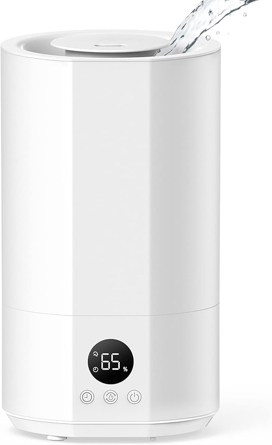 Amazon.com: 4L Top Fill Humidifiers for Bedroom, 25dB Quiet Ultrasonic ...