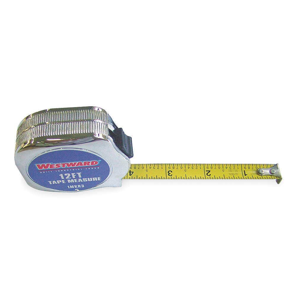 Westward 1MKR3 Measuring Tape, 12 Ft, In/Ft/Fractional: Amazon.com ...