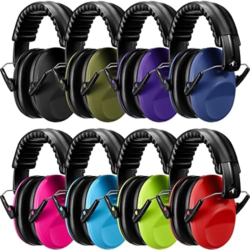 JaGely 8 Pieces Kids Ear Protection Earmuffs Noise Canceling Headphones ...