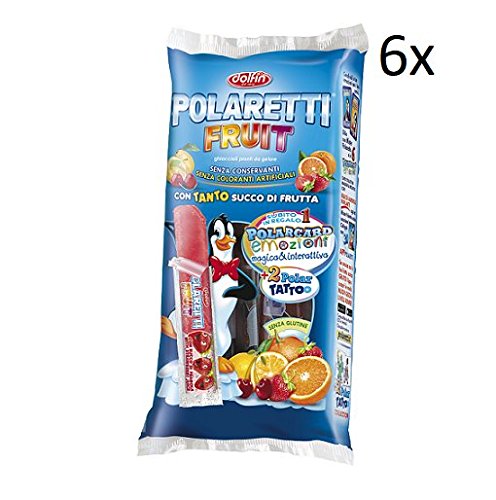 Polaretti 6x Fruit Ice Pops Cool Pops With Real Fruit | Desertcart ...