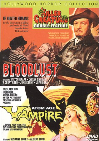 Bloodlust/Atom Age Vampire: Amazon.it: Killer Creatures Double Featur ...