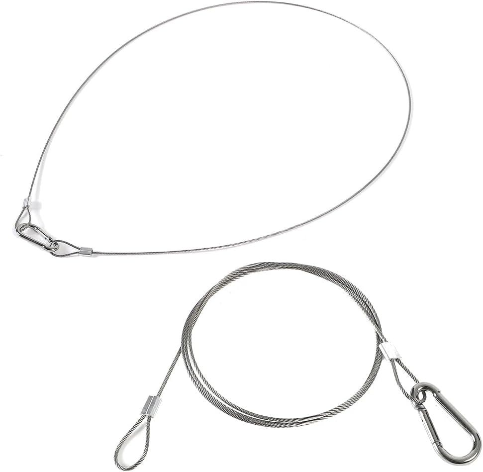 Amazon | TKY セキュリティワイヤー ワンタッチ 軽量 耐荷重40kg 落下防止 転倒防止 照明 家具 (1.5m) | TKY | セキュリティロック 通販