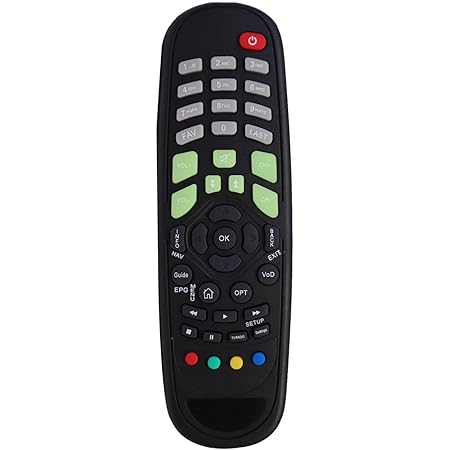 Upix® Set Top Box Remote No. STB03, Compatible/Replacement for GTPL Set ...