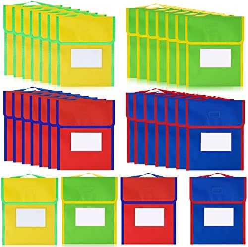 Amazon.com : Book Bags for Classroom Medium Book Pouches Bulk Colorful ...