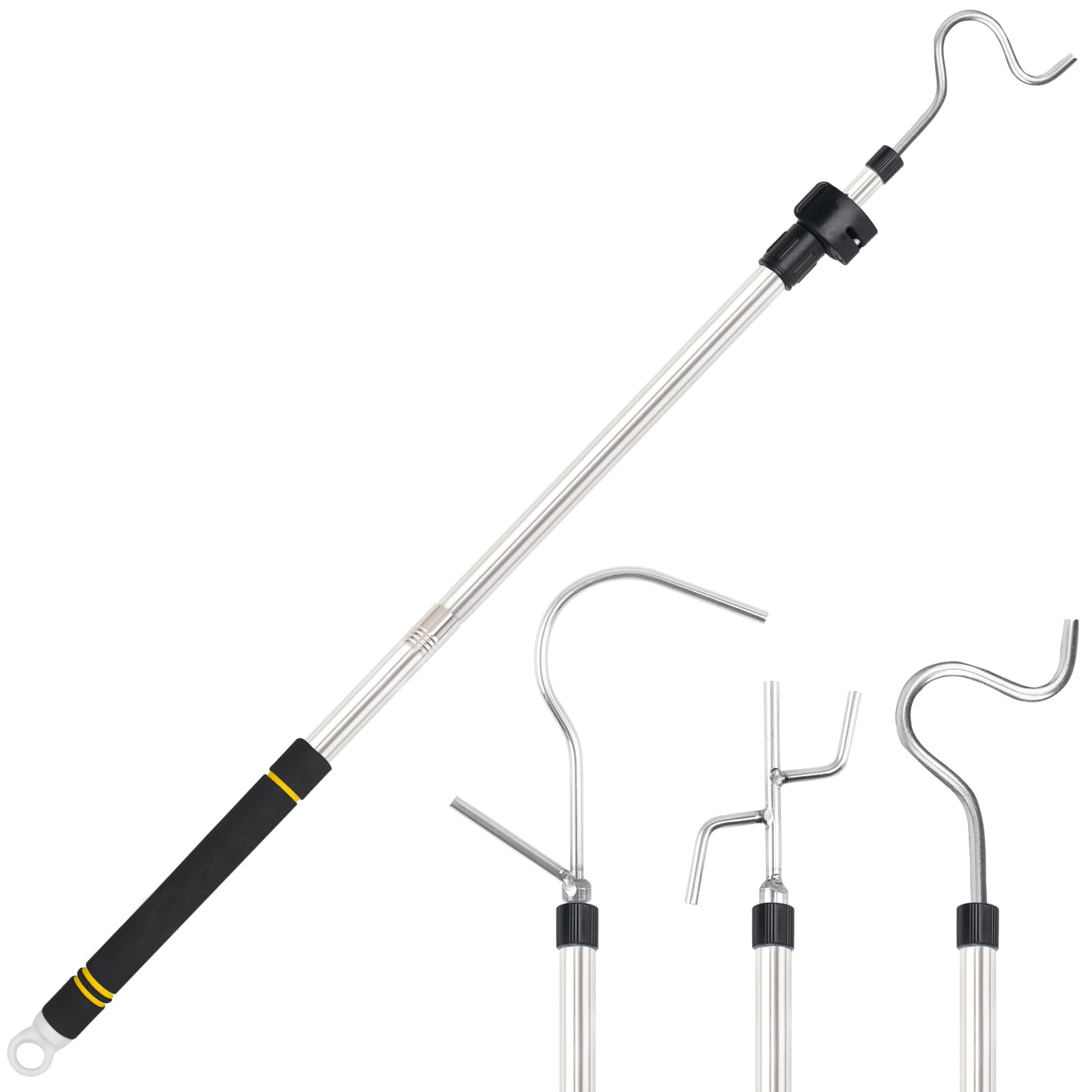 Amazon.com: Gzlozak High Reach Garment Hook, Clothes Hanger Reaching ...