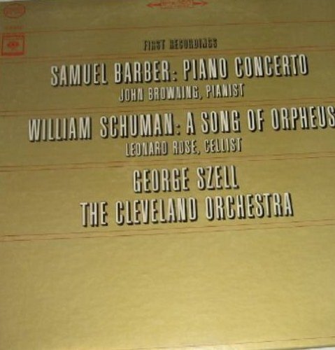 SAMUEL BARBER PIANO CONCERTO LP - Amazon.com Music