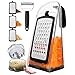 Amazon.com: Cheese Grater with Garlic Crusher - Box Grater Cheese ...