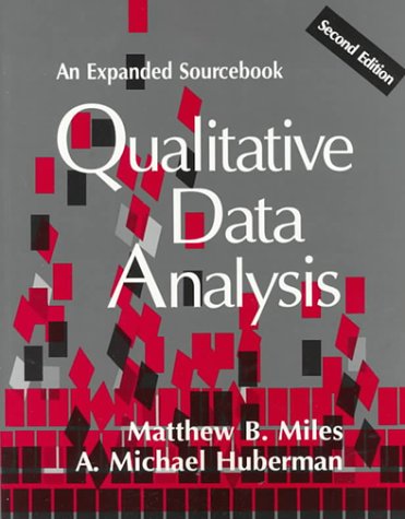 Qualitative Data Analysis: An Expanded Sourcebook, 2nd Edition: Matthew ...